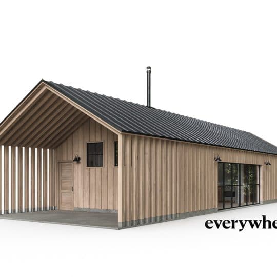 Barndo With Wrap Around Porch Plan 135072GRA - Barndominium.org