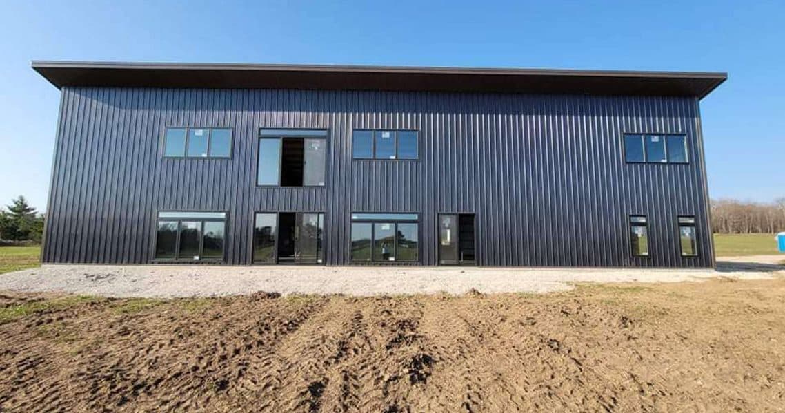 Single Slope Metal Building Barndominium - Barndominium.org